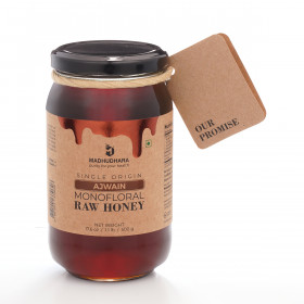 Raw Ajwain Honey from the Ajwain flower nectar